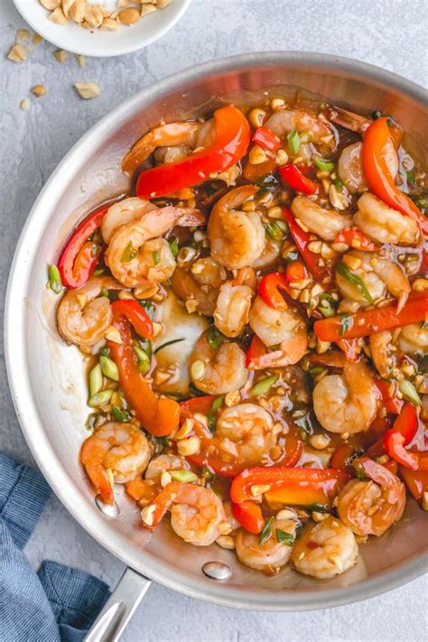 The Best Kung Pao Shrimp Stir Fry Recipe 300 Cals Or 4 Ww Points