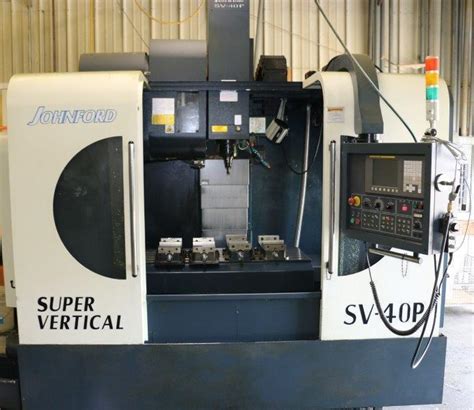 used 2007 johnford sv 40p 3 axis cnc vmc machining centers vertical