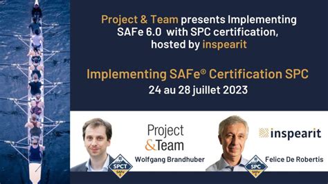 Inspearit On Linkedin Implementing Safe Spc Avec Certification Spc