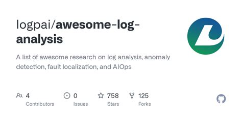 Github Logpaiawesome Log Analysis A List Of Awesome Research On Log