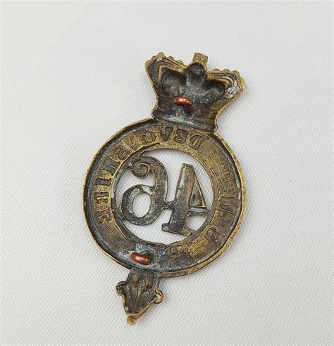 Victorian 46th Regiment South Devonshire Glengarry Badge Sally Antiques