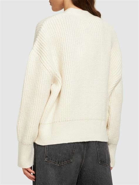 Anine Bing Maxwell Wool Blend Cardigan Anine Bing