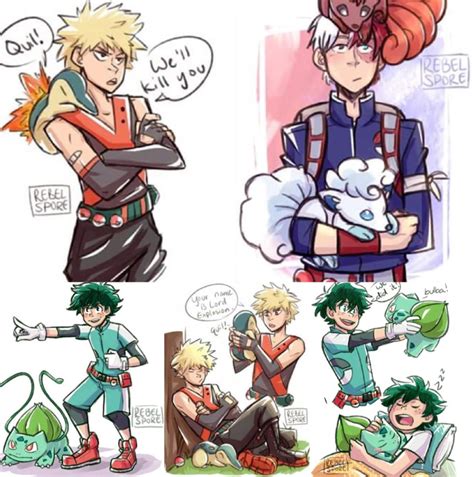 Pokemon Boku No Hero Academia Crossover If You Are Looking For The