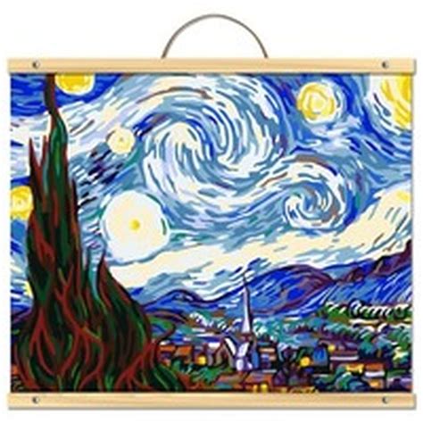 Artist S Loft Necessities Van Gogh Starry Night Paint By Number Kit