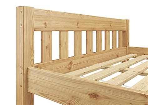 Erst Holz Letto Matrimoniale Largo 160x200 In Pino Massello Eco Laccato