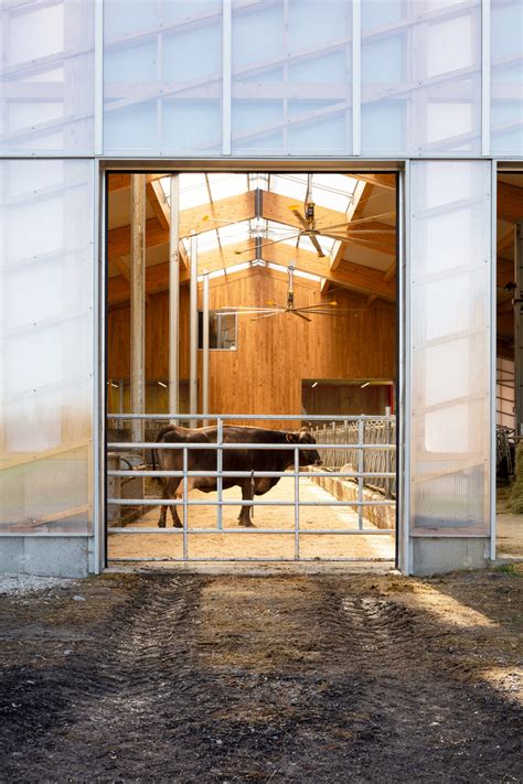 La Shed Architecture Creates Translucent Barn In Québec