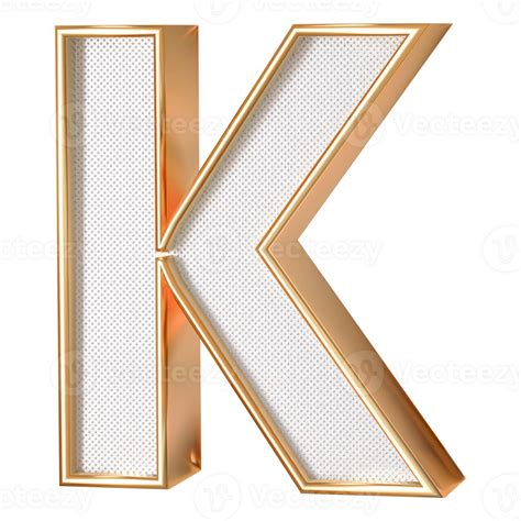 3d Font Letter K Uppercase 46644451 Png