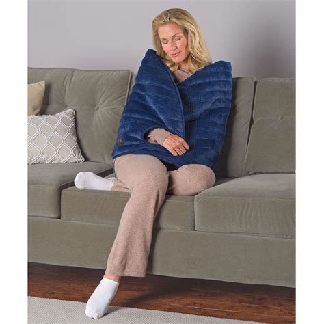The Massaging Heated Wrap Hammacher Schlemmer