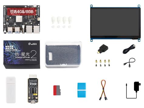 Visionfive2 Risc V 单板计算机 Starfive Jh7110处理器 集成3d Gpu 基于linux开发 4gb内存带