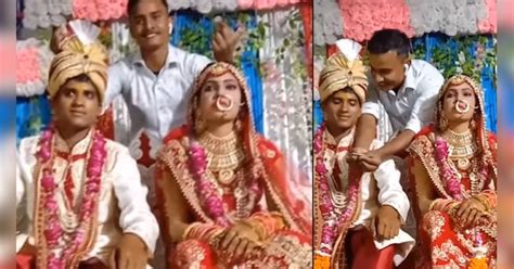 Viral Wedding Video Grooms Friend Did Such Thing On Stage Bride