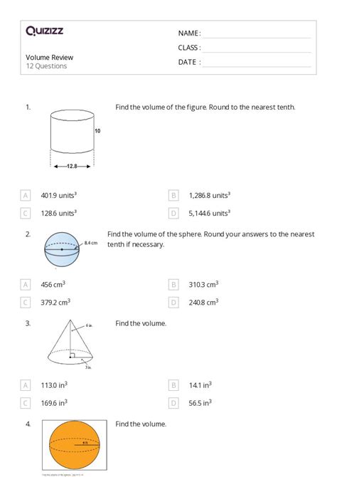 Free Cone Volume Worksheet Download Free Cone Volume Worksheet Png Images Free Worksheets On