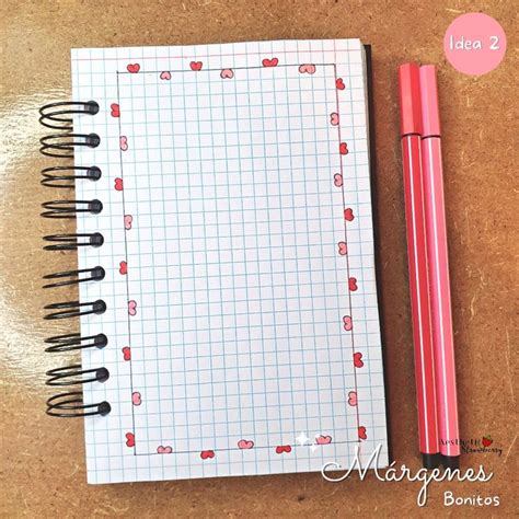 Bordes Para Libretas Bonitos Video Cuadernos Bonitos