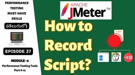 ep 37 pt tools how to record jmeter script telugu youtube