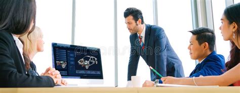 Electric Car Design Software On Computer Screen Show Simulation