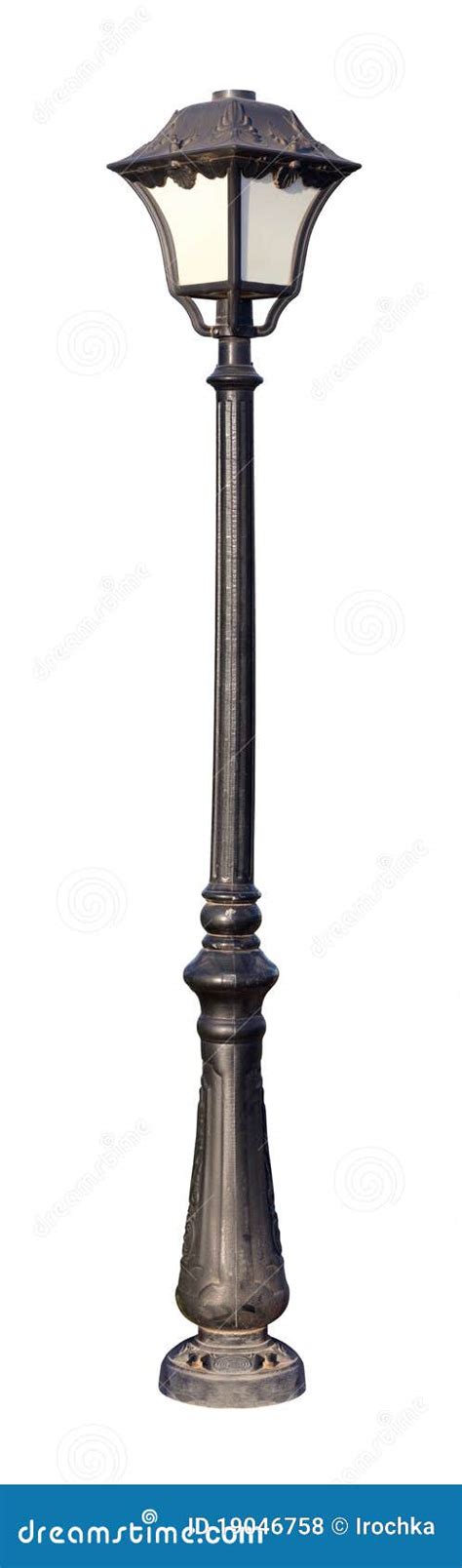 Straatlantaarn of Lantaarnpaal Stock Foto Image of straatlantaarn geïsoleerd