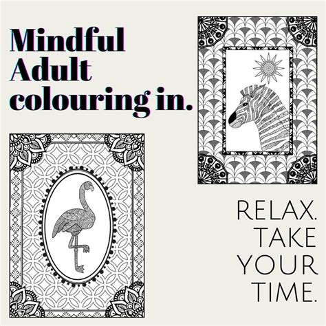Relaxing Adult Colouring Pages Unique Detailed And Printable Designed