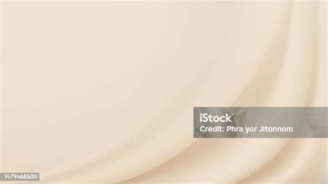 추상 벡터 배경 고급 아이보리 천 또는 실크 최소한의 부드러운 크림 패브릭 배경입니다 반짝이는 실크 원단 천 부드러운 파도 새틴