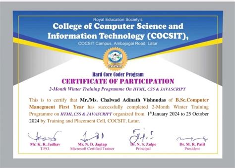 Adinath Chalwad On Linkedin Completed Project Based Html Css Javascript Course🥳
