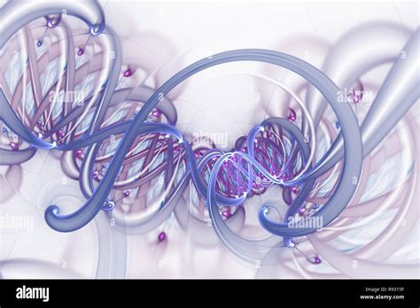 Illustration Scientifique De Molécule Dadn En Spirale Le Génie