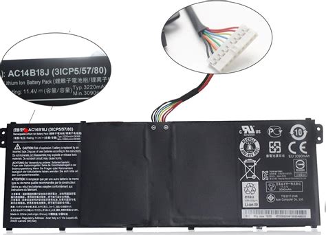 Batería Para Notebook Acer Ac14b18j Store Informática Paraguay