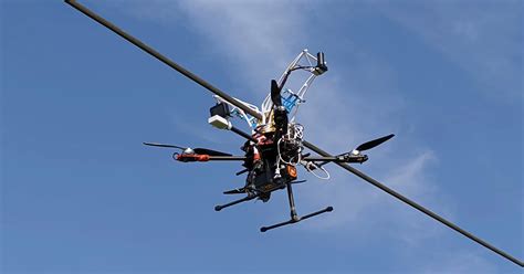 Drones Are Using Power Lines To Charge Up What Could Possibly Go Wrong