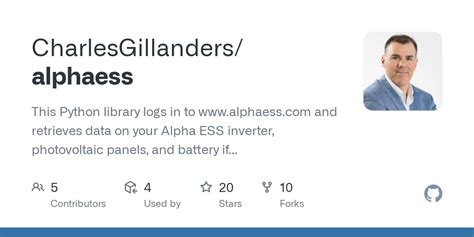 GitHub CharlesGillanders Alphaess This Python Library Logs In To Alphaess And