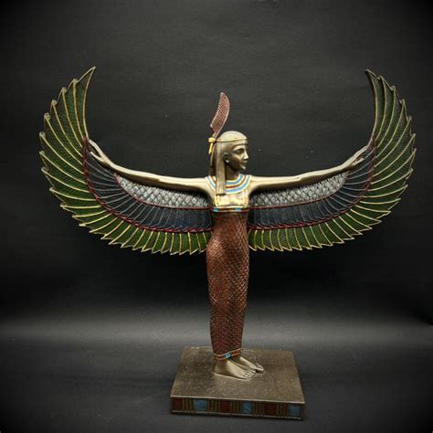 Mythologie Der Alten ägyptischen Göttin Isis Statue I Göttin Isis
