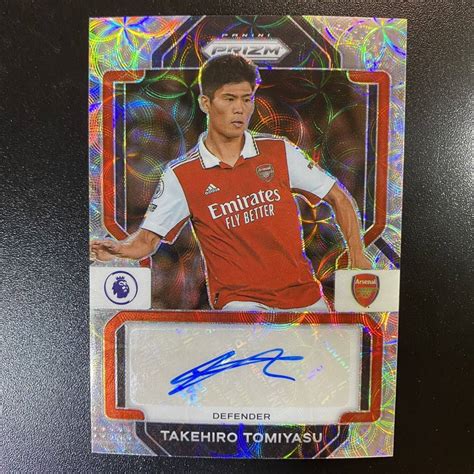 Yahooオークション 2022 23 Panini Prizm Epl Takehiro Tomiyasu Si