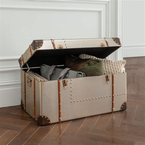 Large Wooden Storage Trunks Polish Military Large Wooden Storage Box