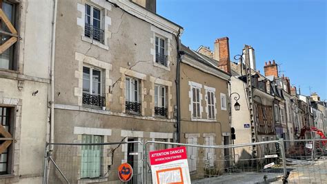 Immeubles sinistrés de la rue de Bourgogne à Orléans toujours pas de calendrier pour la