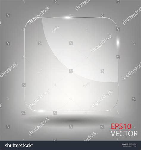 Realistic Glass Frames Vector Illustration Stock Vector Royalty Free