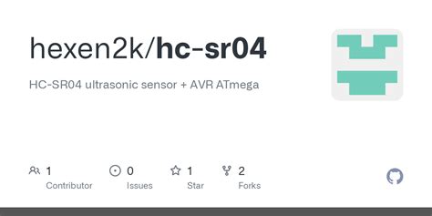 Github Hexen K Hc Sr Hc Sr Ultrasonic Sensor Avr Atmega