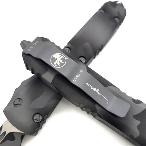 Microtech Ultratech 123 3ucs Urban Camo Full Serrated Tanto Edge