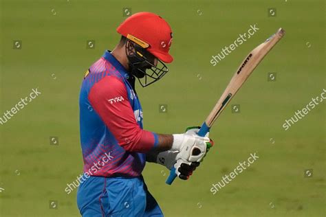 Afghanistans Captain Mohammad Nabi Reacts He Editorial Stock Photo Stock Image Shutterstock