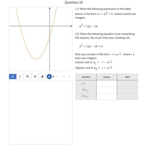 Completing The Square And Solving Using Exact Values Desmos Teaching