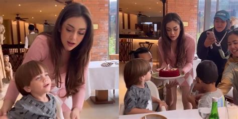 Potret Celine Evangelista Rayakan Ulang Tahun Baby Koa Yang Ke 3 Tak