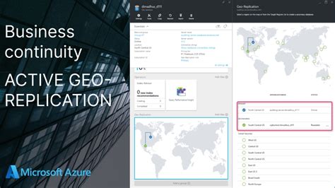 Disaster Recovery With Active Geo Replication On Azure Dmdatamanagement