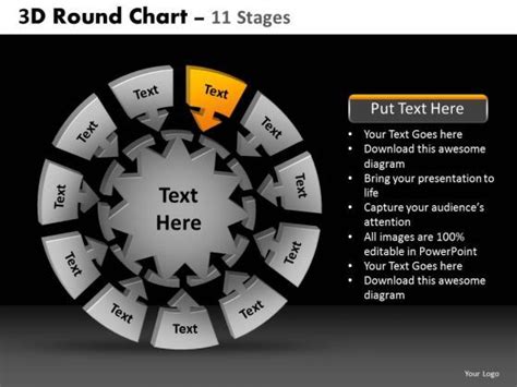 PowerPoint Process Chart Round Chart Ppt Presentation