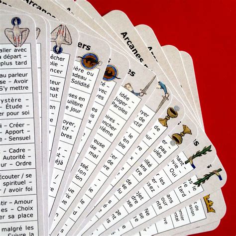 Lire le Tarot Mes Antisèches Les Mots Clefs