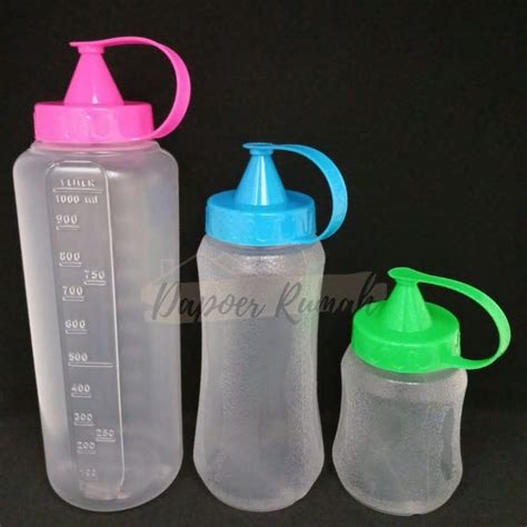 Jual Botol Kecap Plastik Botol Saus Botol Saus Sambal 300ml 400 Ml
