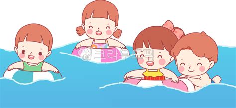 여름 수박 무더위 수영 해변 사진 이미지 일러스트 캘리그라피 Jinseo작가