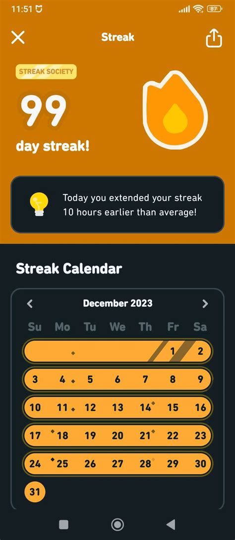 Getting A 100 Day Streak On January 1st Rduolingo