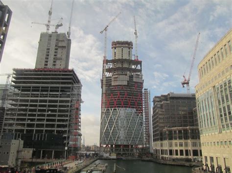 Canary Wharfs Rising Towers January Update Murky Depths