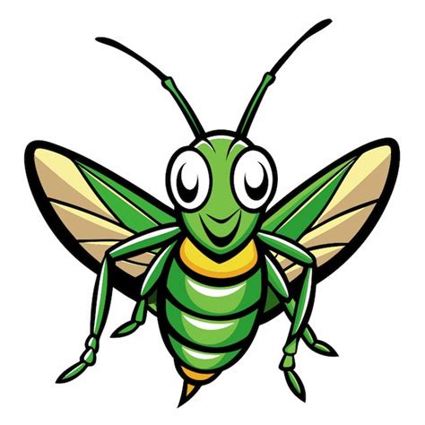 Cartoon Grasshopper Tattoos Grasshopper Cartoon Humorous Vector Images