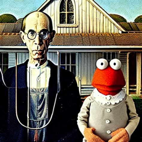AI Generated Curiosities On Twitter RT Ai Curio American Gothic