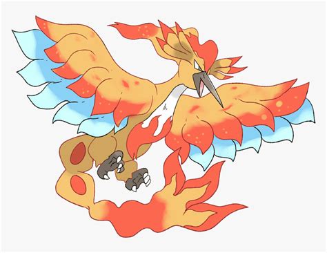 Pokemon Moltres Mega Evolution Hd Png Download Kindpng