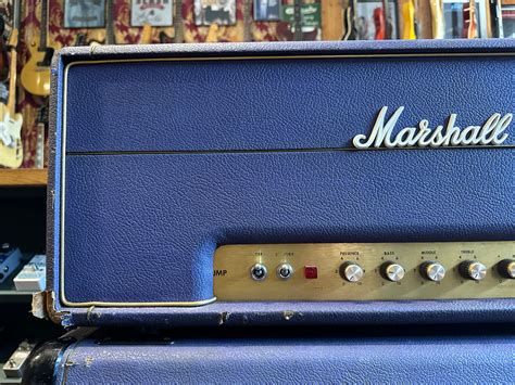 Marshall Jmp Super Lead 100w Half Stack Purple Tolex 1973 Some Neck