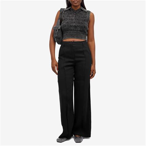 Alexander Wang V Neck Knitted Vest Black End Us