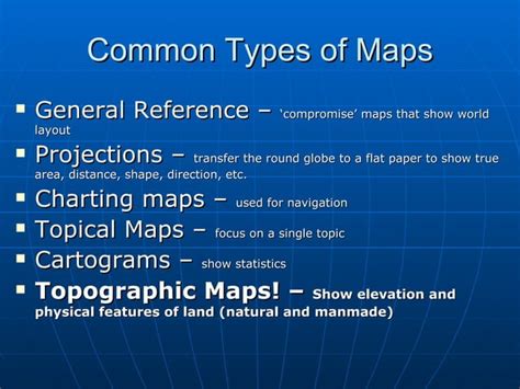 Reading And Interpreting Maps Notes Ppt