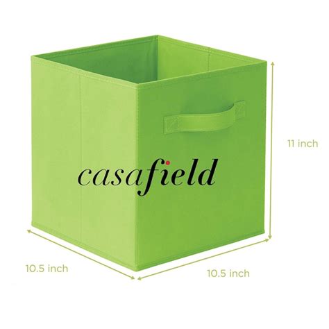 Casafield Set Of 6 Collapsible Fabric Cubes 11 In Storage Bins
